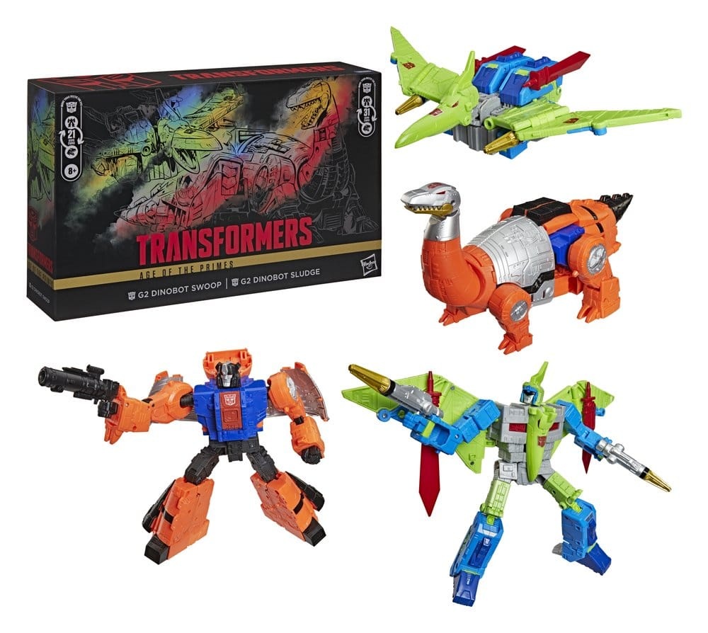 Transformers Age of the Primes Leader Class Action Figure 2-Pack G2 ...