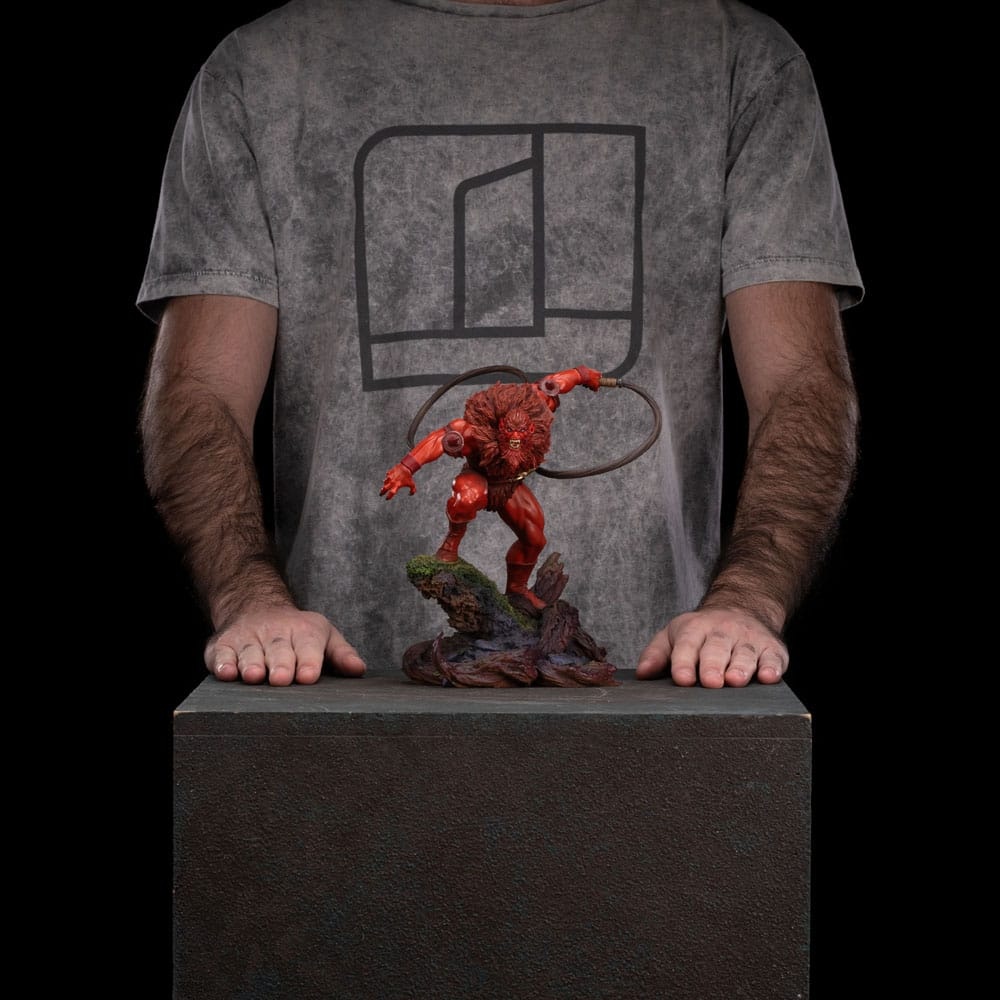 Masters of the Universe Art Scale Statue 1/10 Red Beast Man Exclusive ...