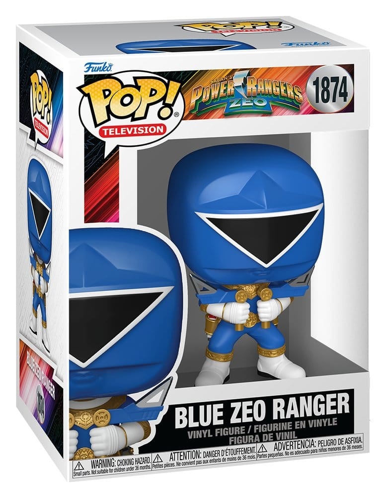 Power Rangers Zeo POP! Movies Vinyl Figures Zeo Ranger Blue 9 cm - The ...