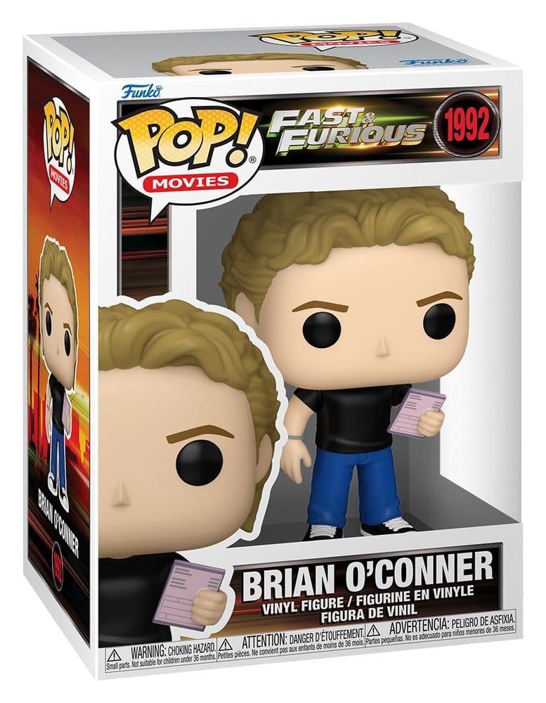 Fast & Furious POP! Movies Vinyl Figure Brian O'Conner9 cm - The Movie ...