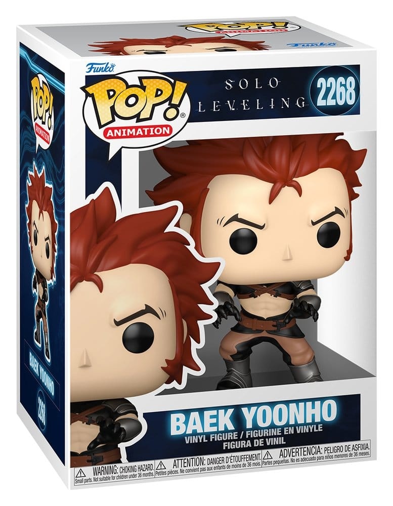 Solo Leveling POP! Animation Vinyl Figure Baek Yoonho 9 cm - The Movie ...