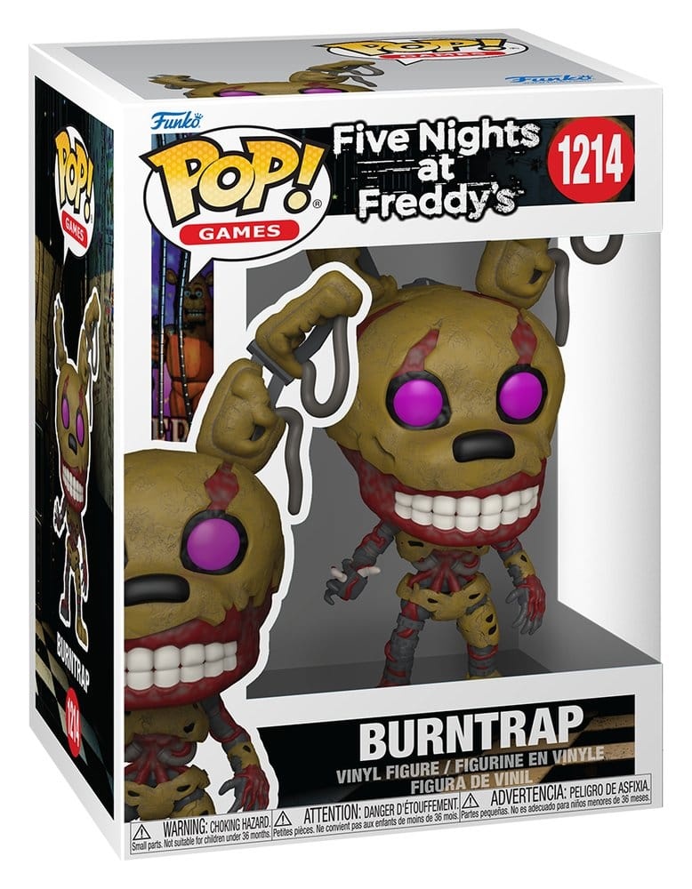 Five Nights at Freddy's POP! Games Vinylfigur Burntrap 9 cm - The Movie ...