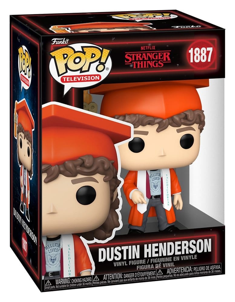 Stranger Things POP! TV Vinyl Figures Dustin Henderson 9 cm - The Movie ...