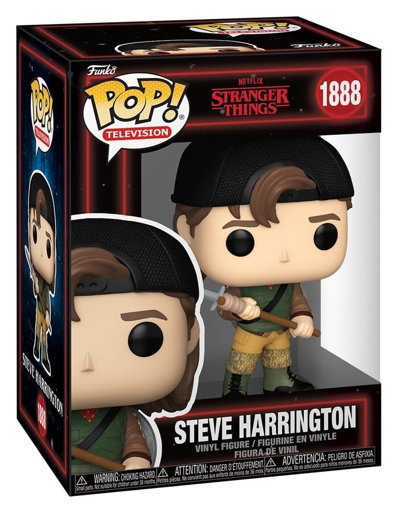 Stranger Things POP! TV Vinyl Figures Steve Harrington 9 cm - The Movie ...