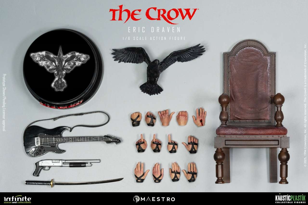 The Crow Eic Draven 1/6 Luxury Action Figure Standard Edition - The ...