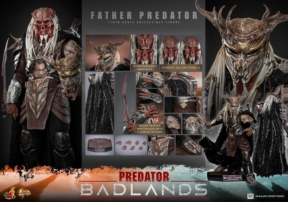 Predator: Badlands Movie Masterpiece Action Figure 1/6 Njohrr 36 cm ...
