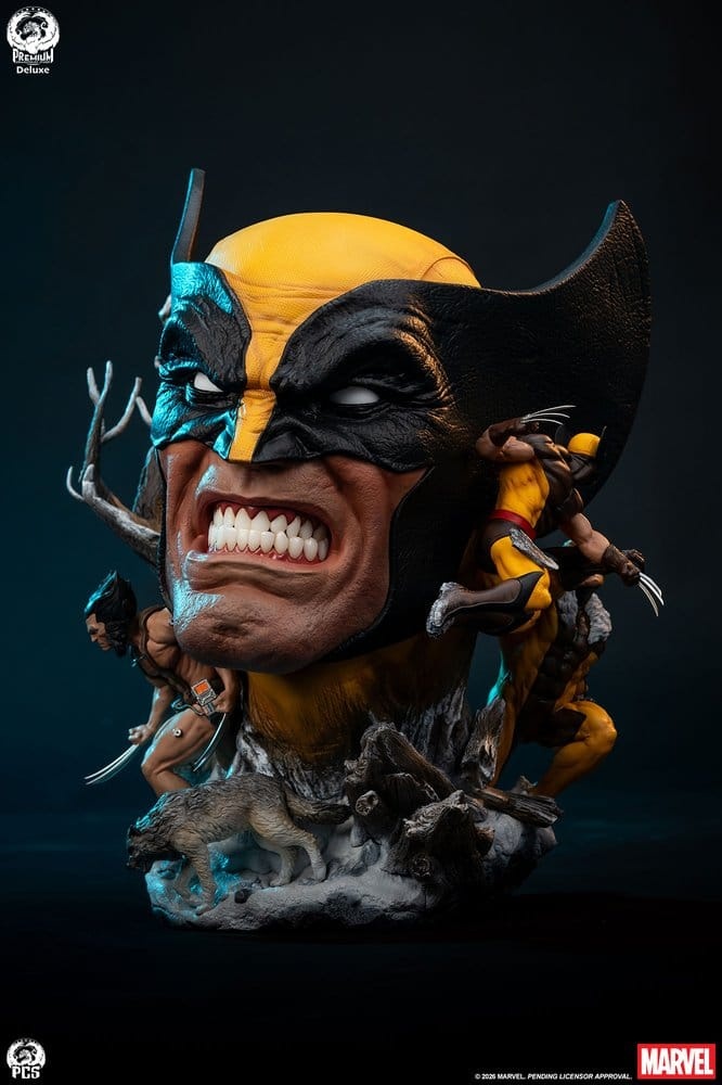 Marvel Fine Art Bust Wolverine Deluxe Edition 48 cm - The Movie Store