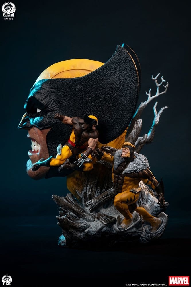 Marvel Fine Art Bust Wolverine Deluxe Edition 48 cm - The Movie Store