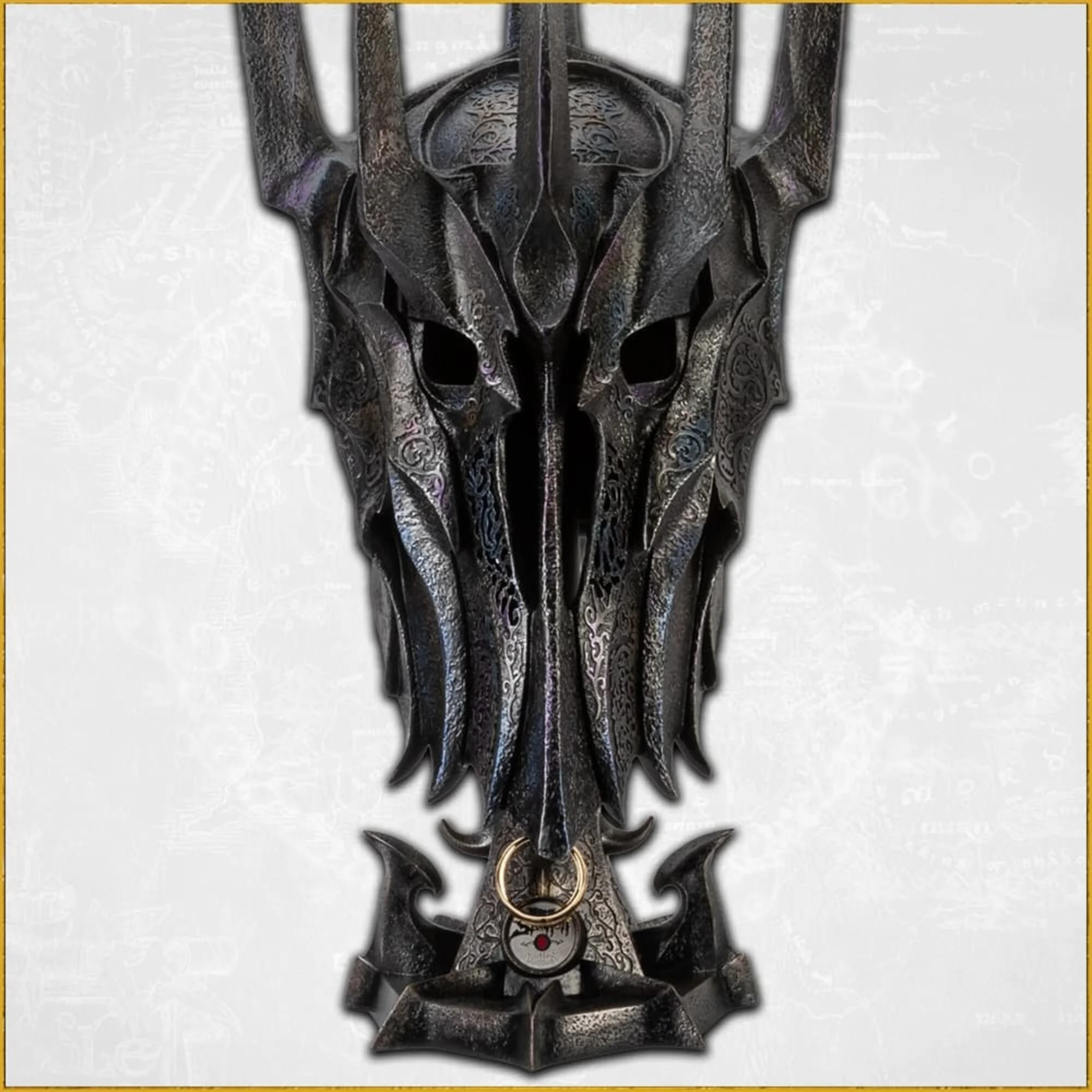 Lord of the Rings Museum Collection Replica 1/1 War Helm of Sauron 76 ...