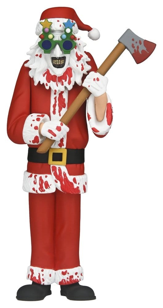 Terrifier 3 Toony Terrors Action Figure Santa Suit Art the Clown ...