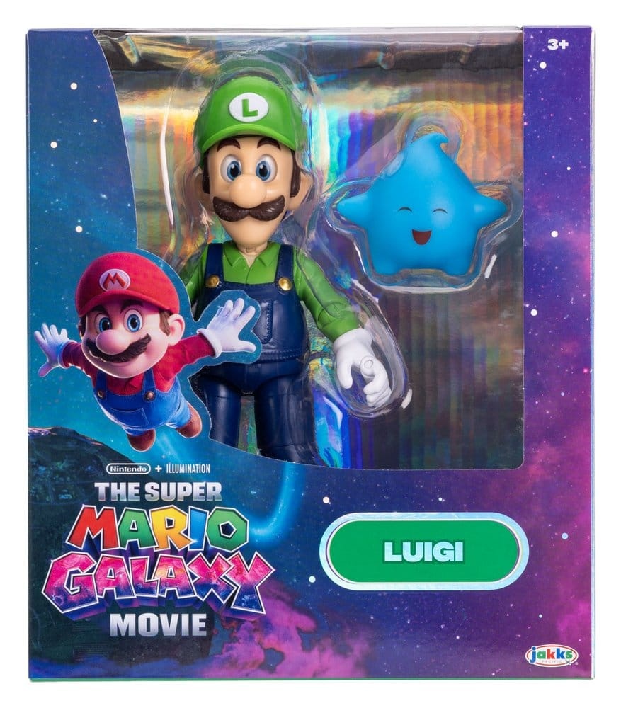 The Super Mario Galaxy Movie Action Figure Luigi 13 cm - The Movie Store