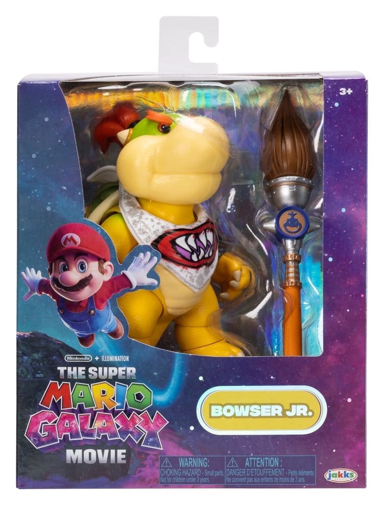 The Super Mario Galaxy Movie Action Figure Bowser Jr. 13 cm - The Movie ...