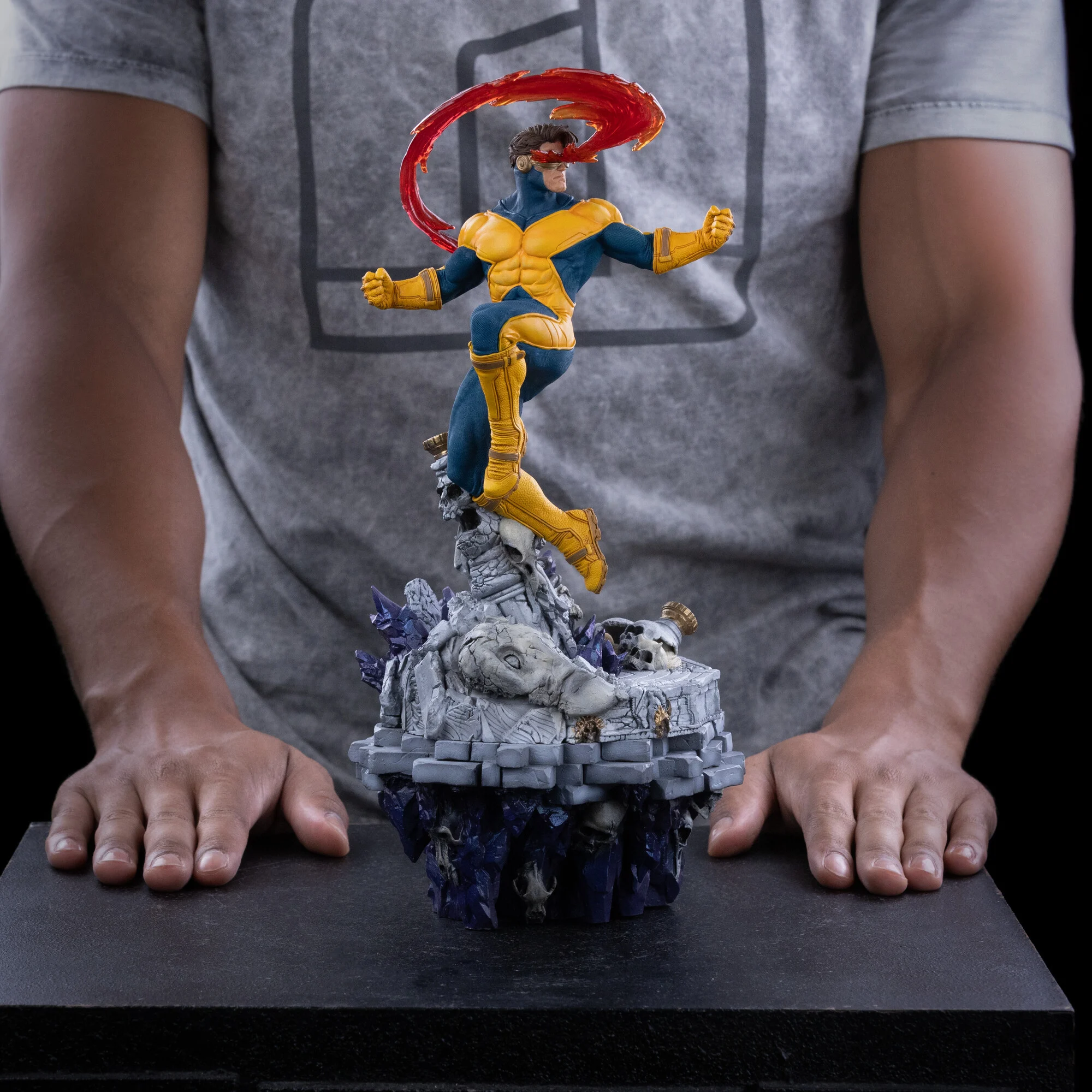 Marvel Comics Art Scale Statue 1/10 Cyclops Deluxe 33 cm - The Movie Store