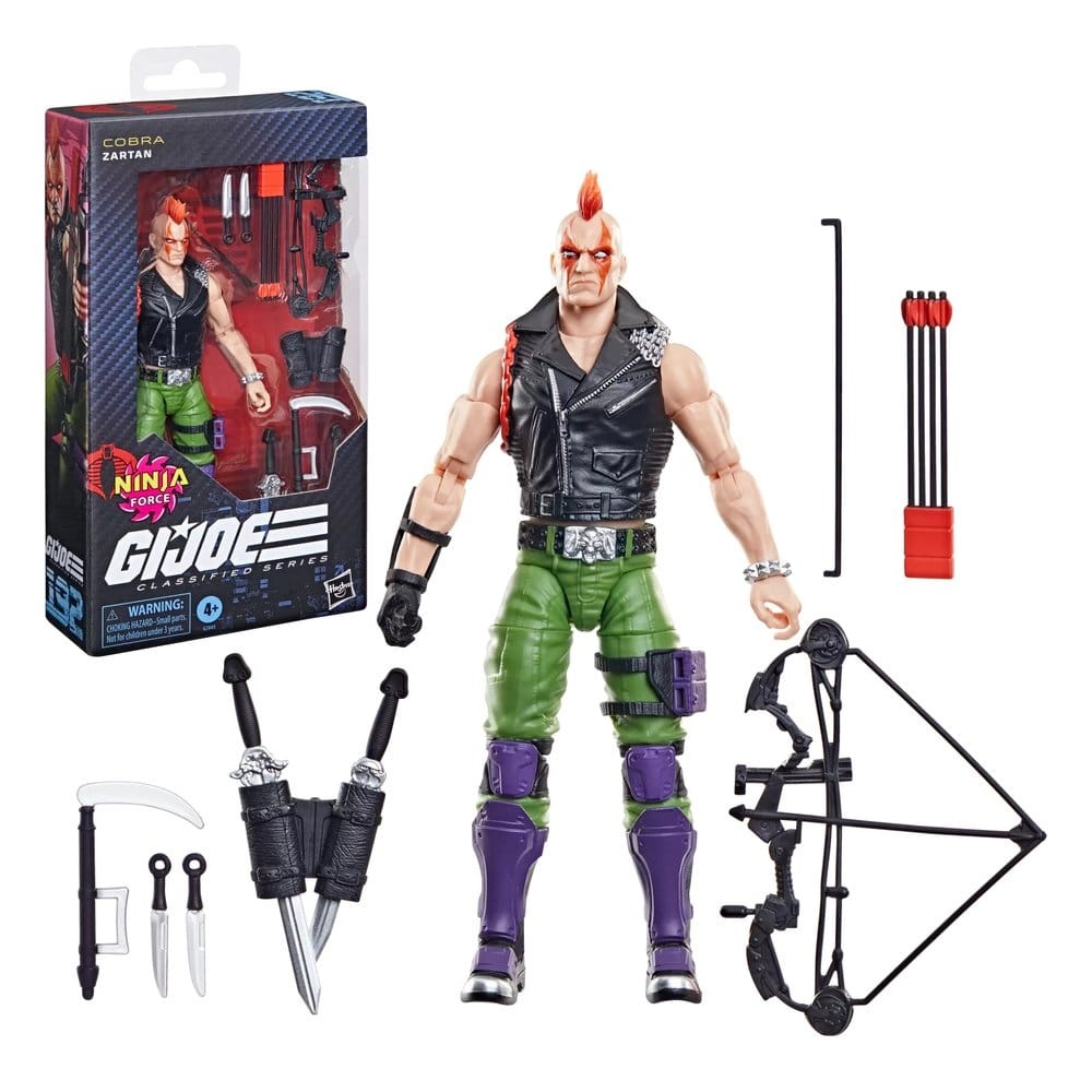 G.I. Joe Classified Series Action Figure #192 Ninja Force Zartan 15 cm ...