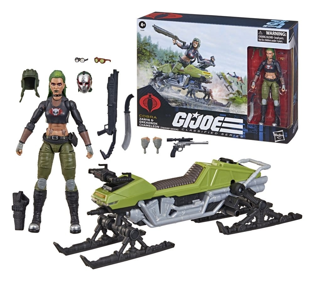 G.I. Joe Classified Series Action Figure and Vehicle Set #194 Zanya and ...