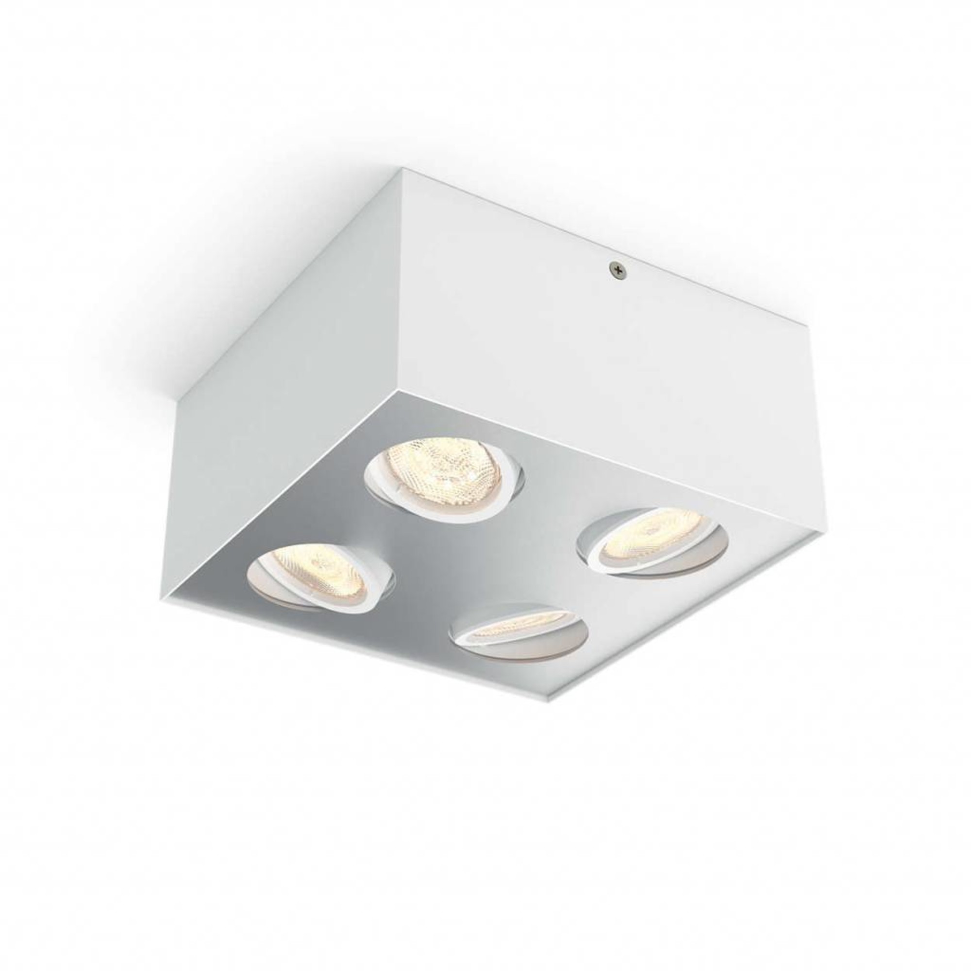 Spot Box 4 lichts wit Philips Myliving 50494-31-P0 - Lamponline