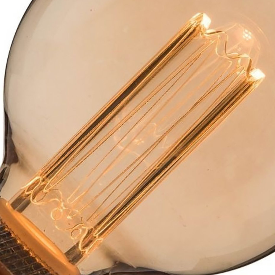 Lamp LED G125 5W 200 LM 1800K 3 Standen DIM Gold Freelight L501G ...