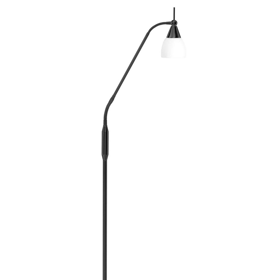 Vloerlamp Touchy glas H 145 cm zwart Highlight V4268.01 - Lamponline