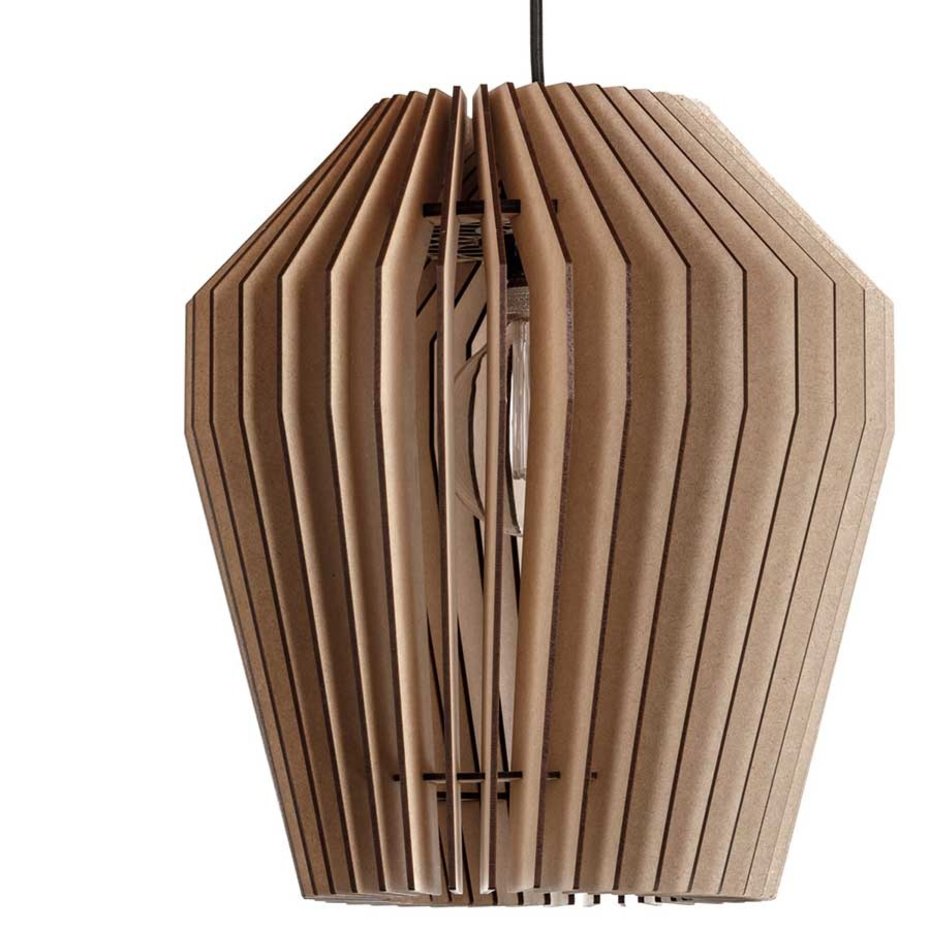 Hanglamp Corner Ø 32 cm naturel Blij Design - Lamponline.nl