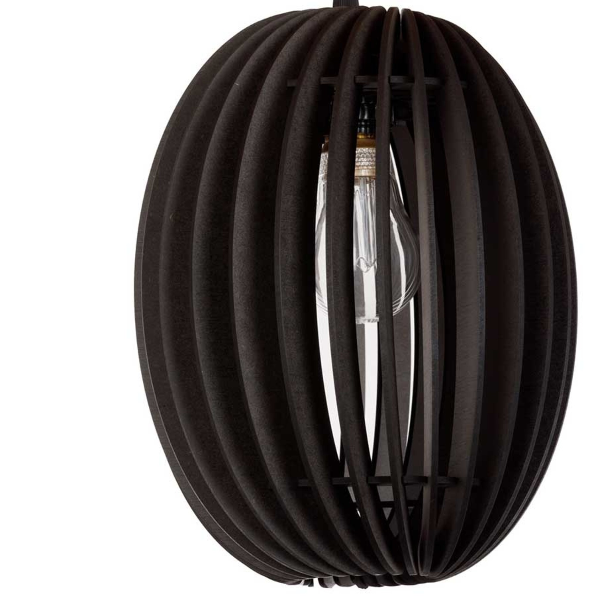 Hanglamp Swan Ø 21 cm zwart Blij Design - Lamponline.nl