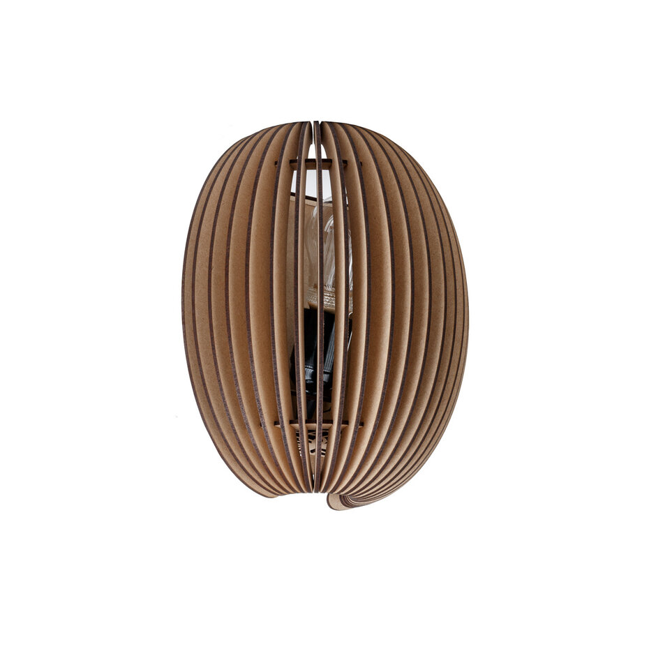 Wandlamp Swan H 27 cm naturel Blij Design - Lamponline