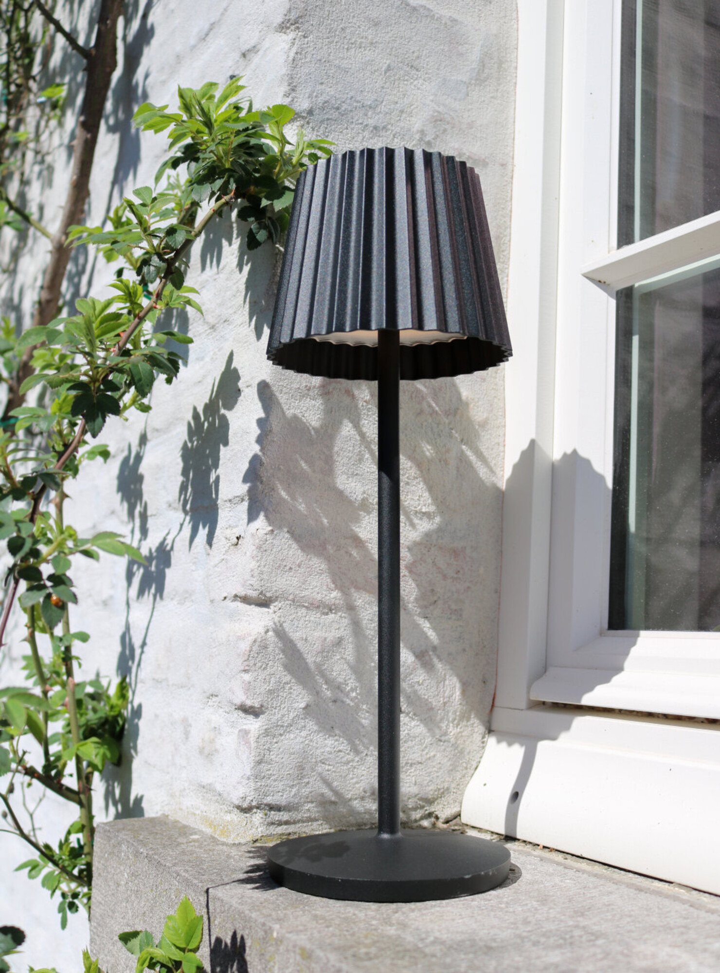 JUSTINE - Tafellamp Buiten - LED Dimb. - 1x2W 2700K - IP54 - Zwart ...