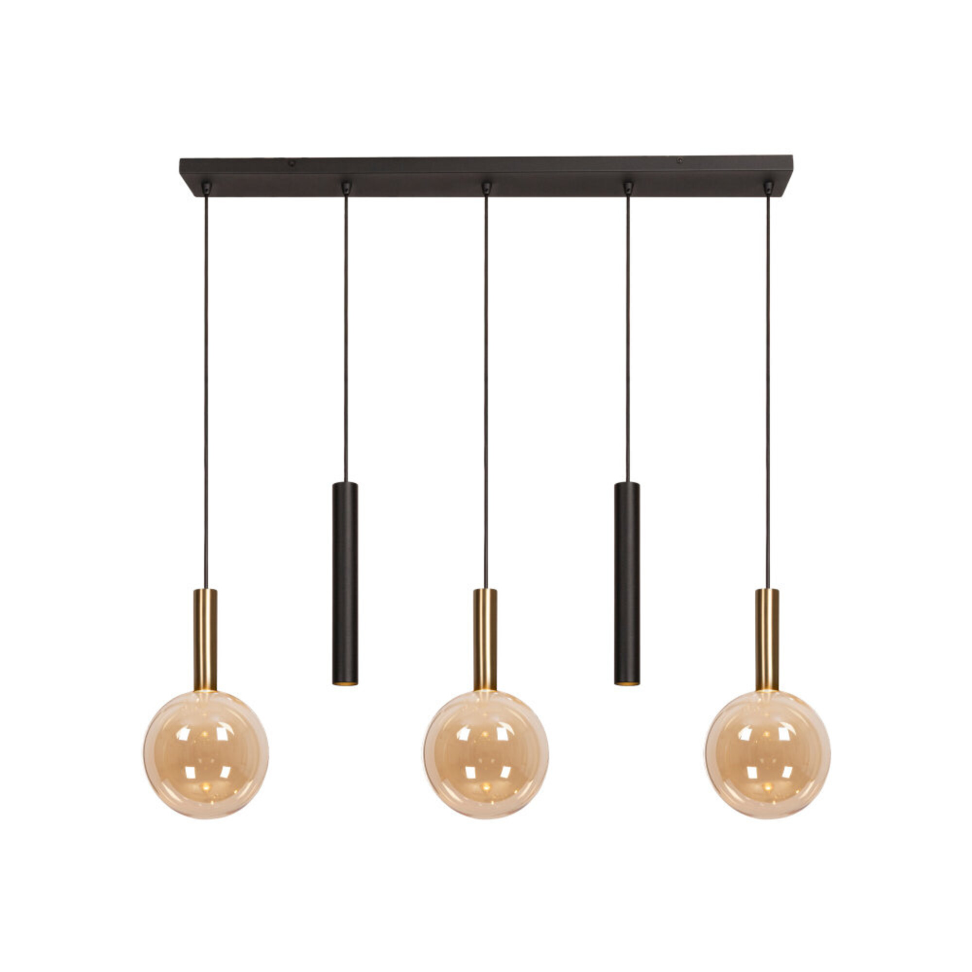 Lucide JOSIANE - Hanglamp - 3xG9 - Amber | Vibes - Lamponline