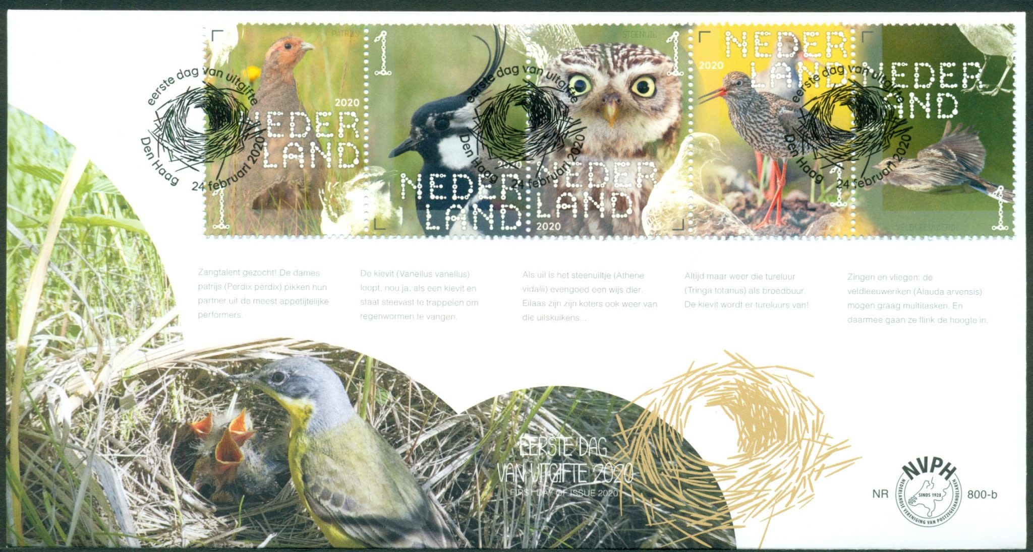 Nederland FDC 800 a & b Beleef de Natuur: Roofvogels 2 - collectura Nederland FDC 800 a & b Beleef de Natuur: Roofvogels 2 - collectura