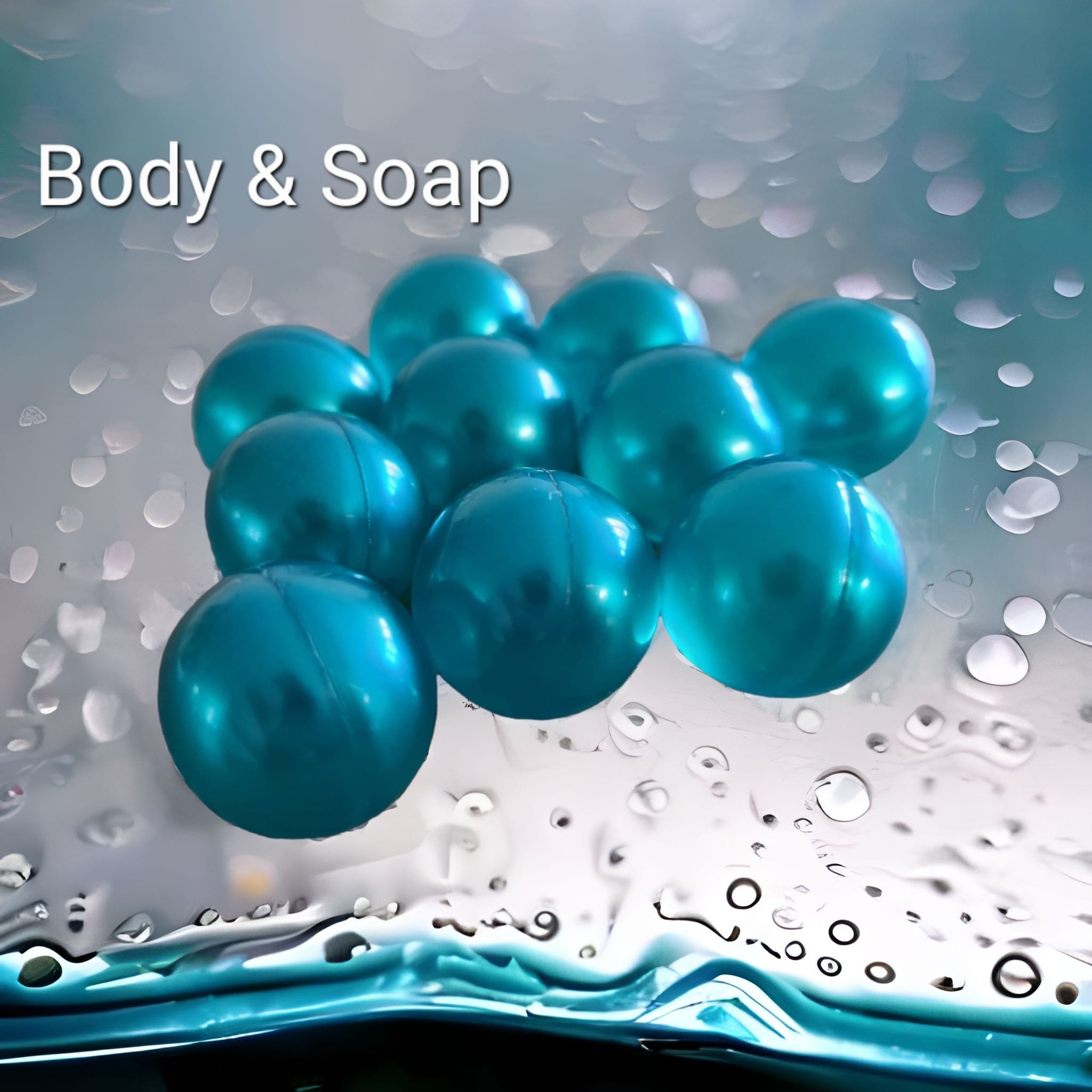 Badparel (turquoise/lichtblauw) metallic - Body & Soap - Body & Soap