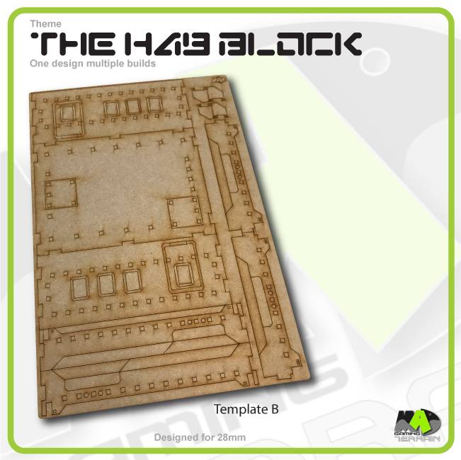 4Tk Gaming - The Hab Block Standard from MAD Gaming Terrain - 4Tk Gaming