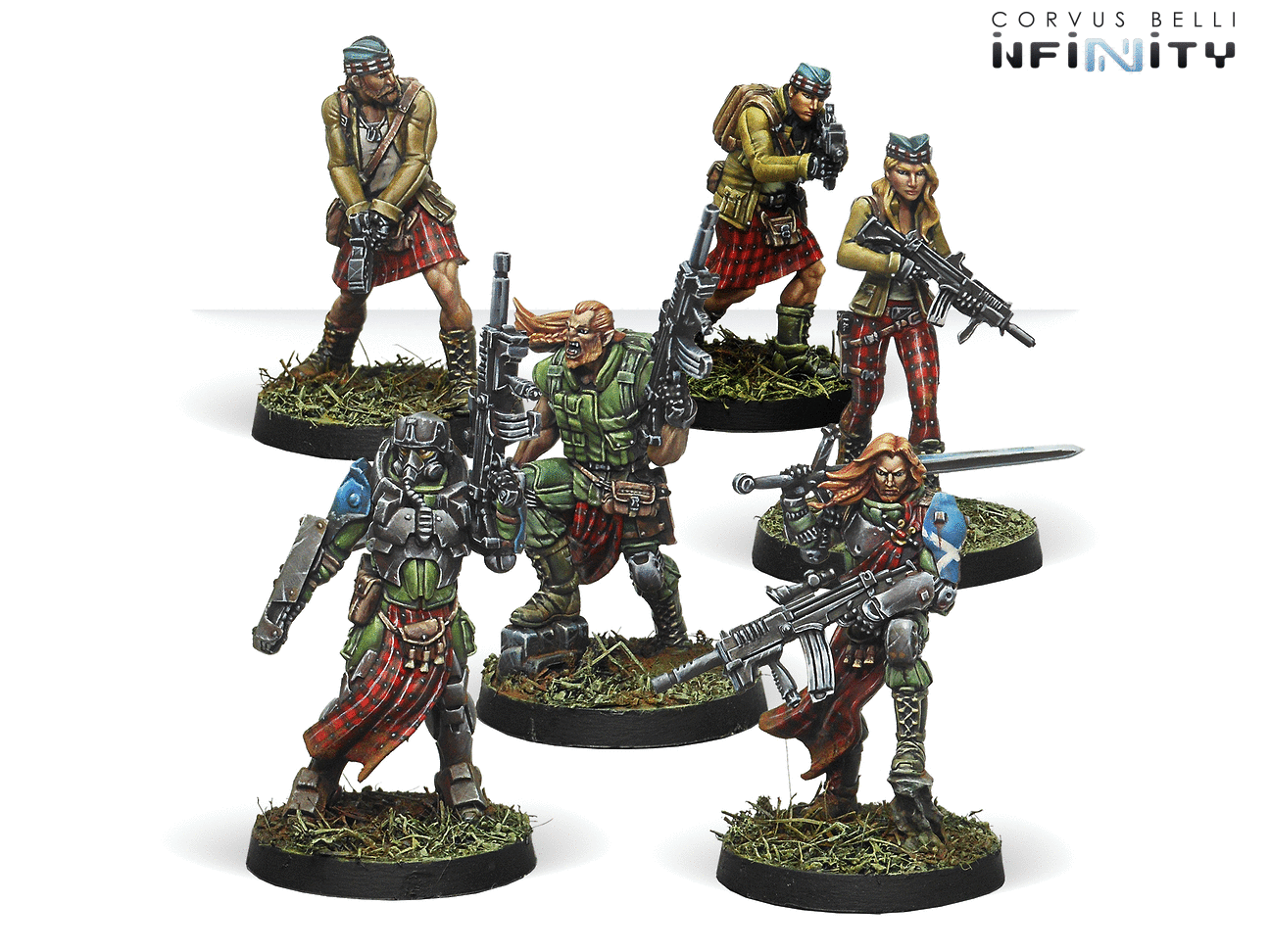 Caledonian Highlander Army (Ariadna Sectorial Starter Pack) - 4Tk Gaming