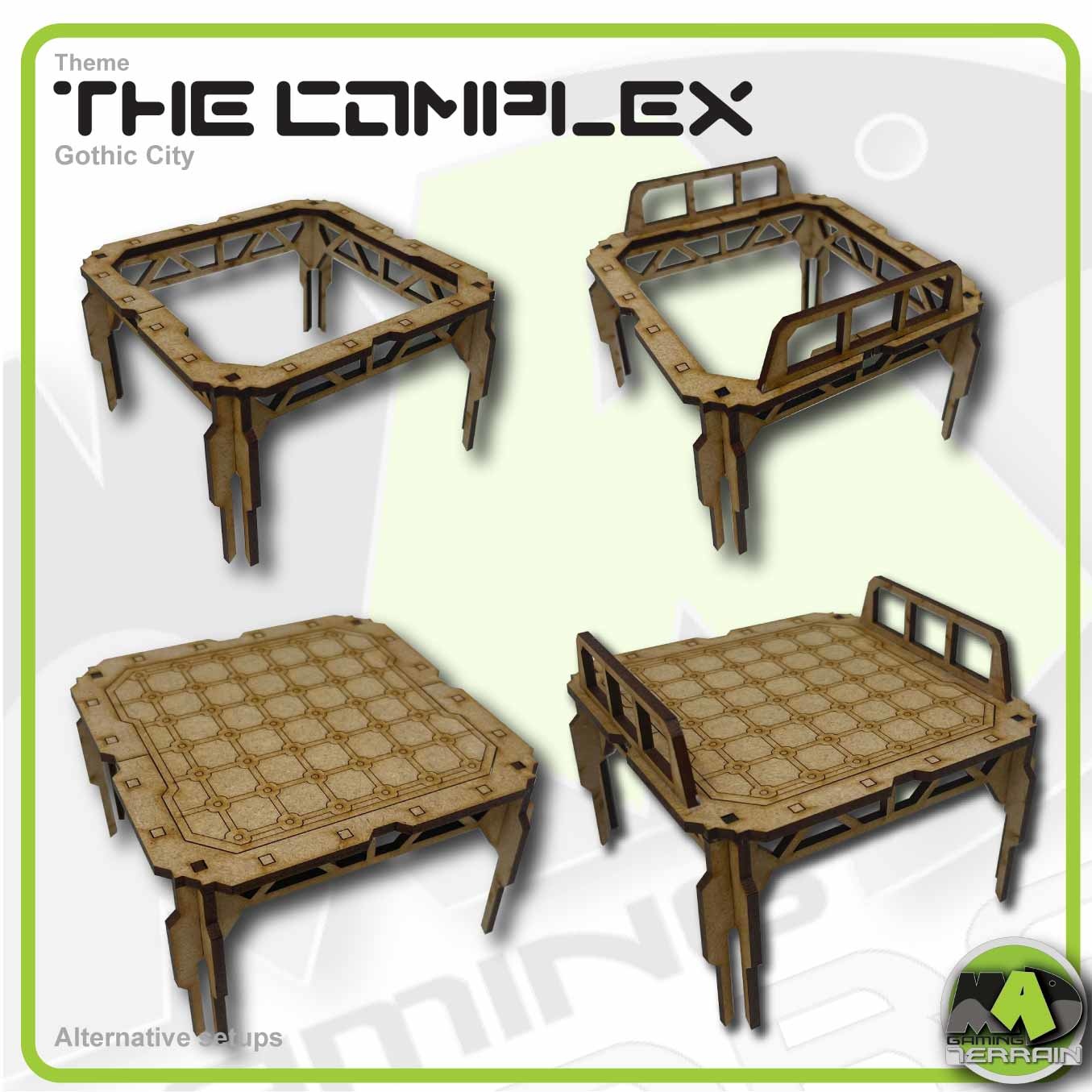 Complex - Gothic City - Large Floating Floor Infill - 4Tk Gaming