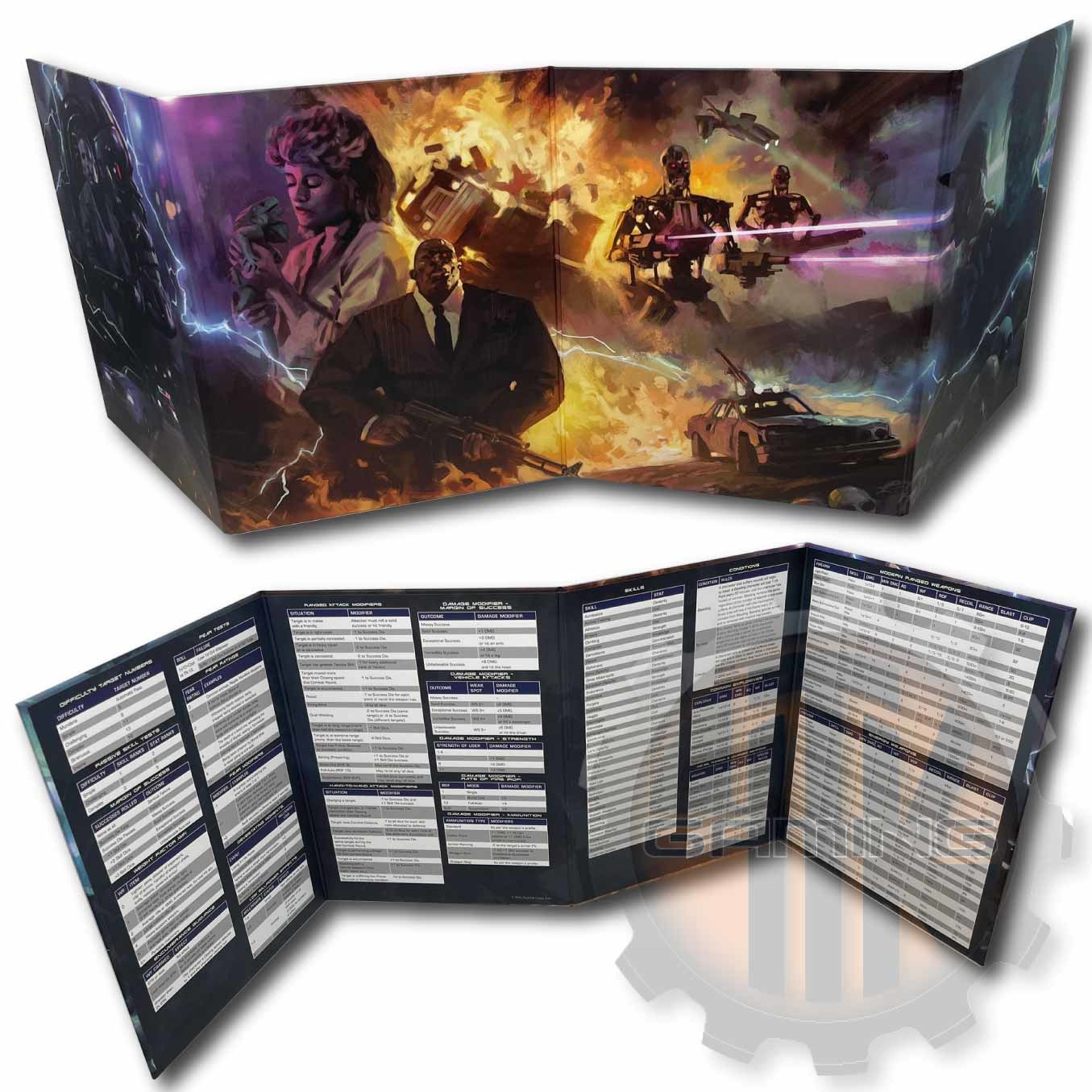 The Terminator RPG GM Screen Pack - 4Tk Gaming