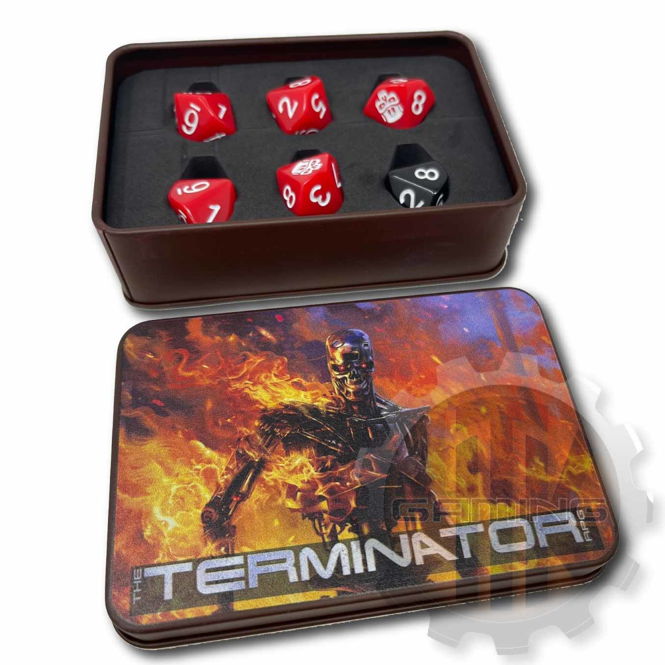 The Terminator RPG Limited Addition Dice Set - 4Tk Gaming