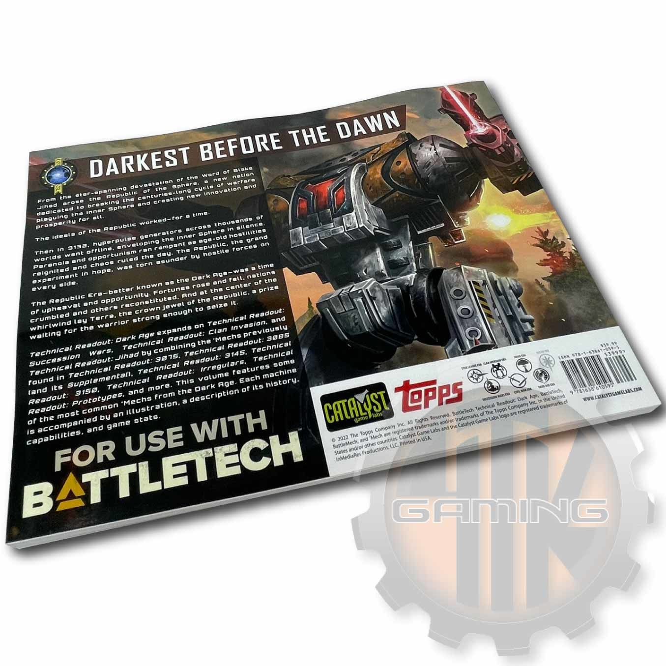 Battletech Technical Readout: Dark Age - 4Tk Gaming Battletech Technical Readout: Dark Age - 4Tk Gaming