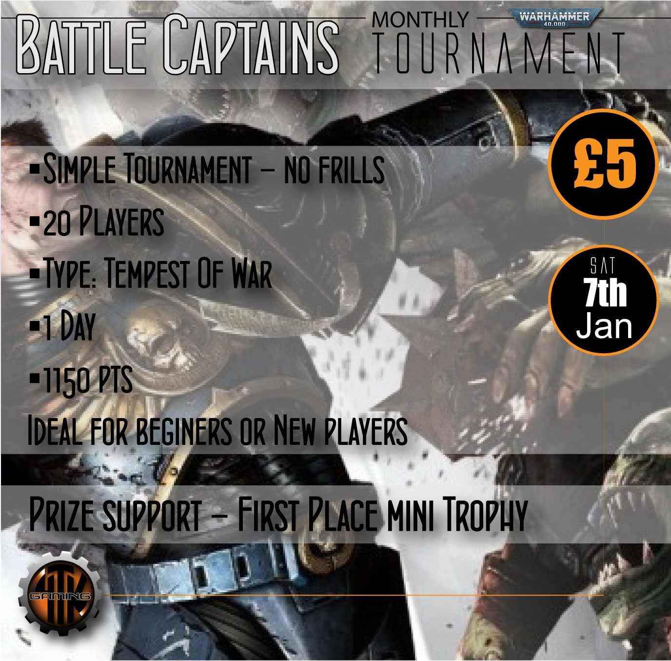 Battle Captains Monthly Tournament (Jan-22) - 4Tk Gaming
