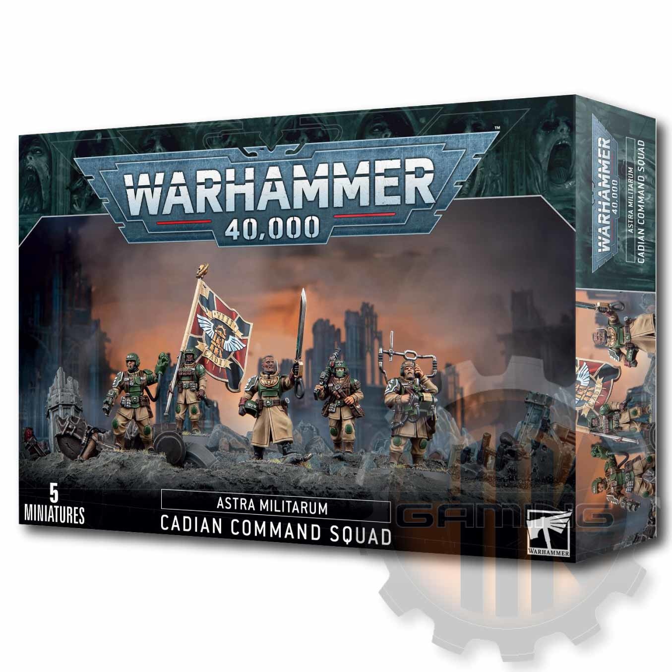 Astra Militarum: Cadian Command Squad - 4Tk Gaming