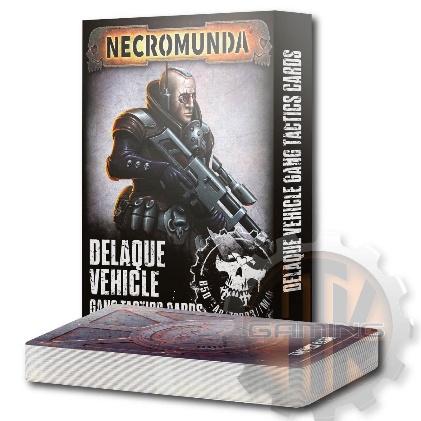 Necromunda: Delaque Vehicle Gang Tactics Cards - 4Tk Gaming
