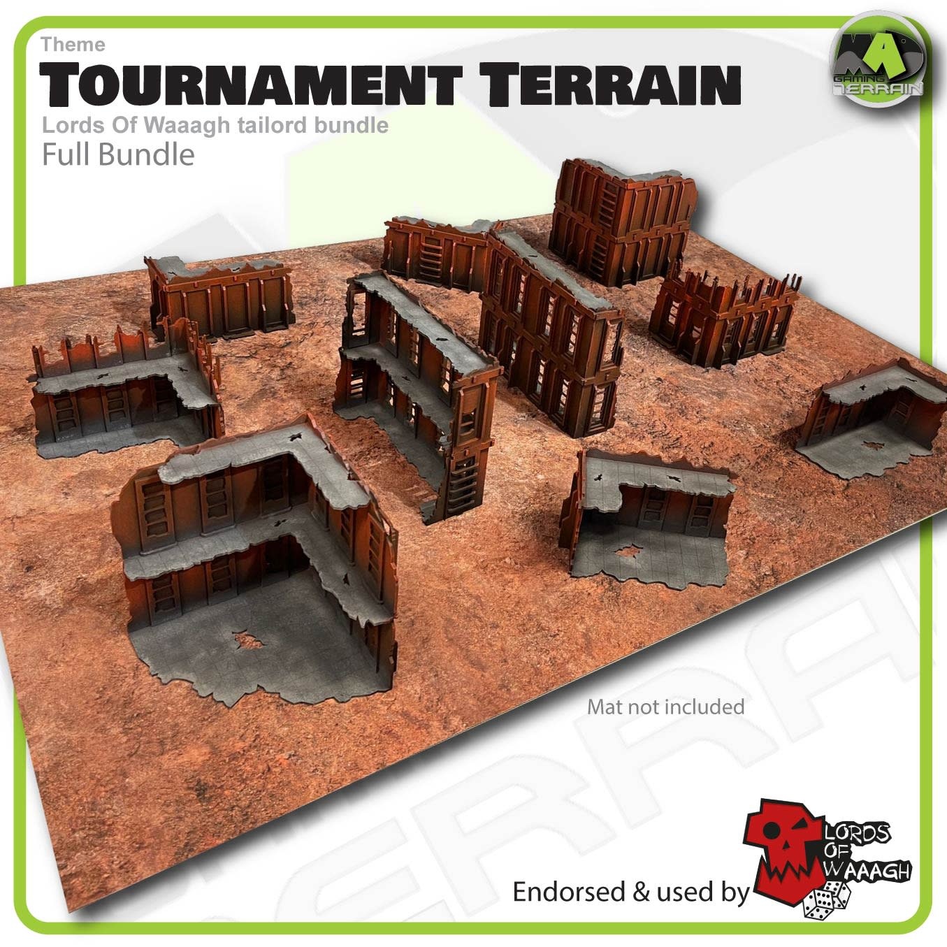 Lords Of Waaagh Tournament Terrain Bundle - 4Tk Gaming