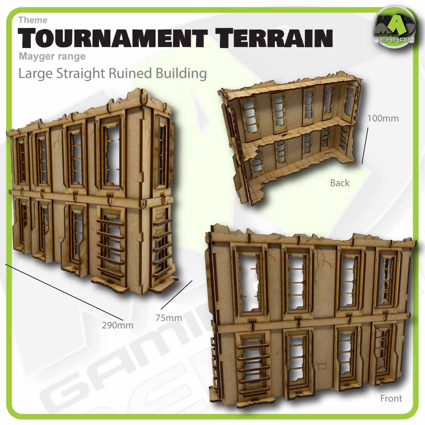 Mayger Range Tournament Terrain Pack 1 - 4Tk Gaming