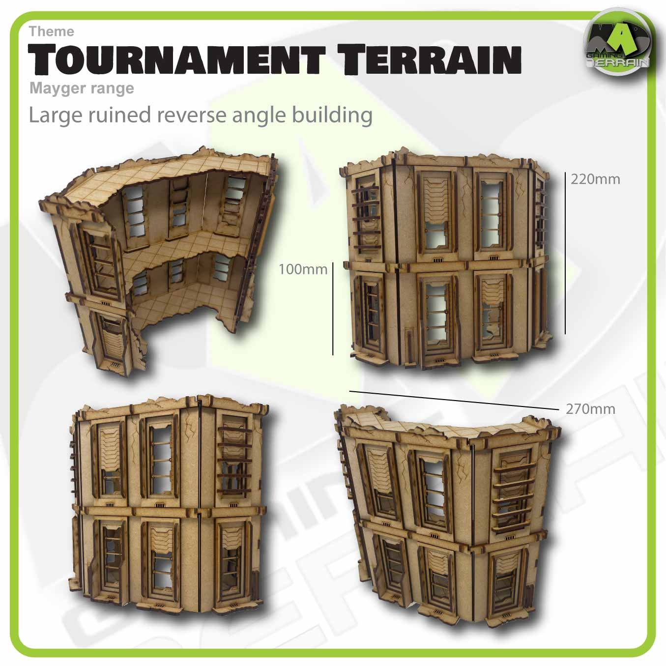 Mayger Range Tournament Terrain Pack 1 - 4Tk Gaming