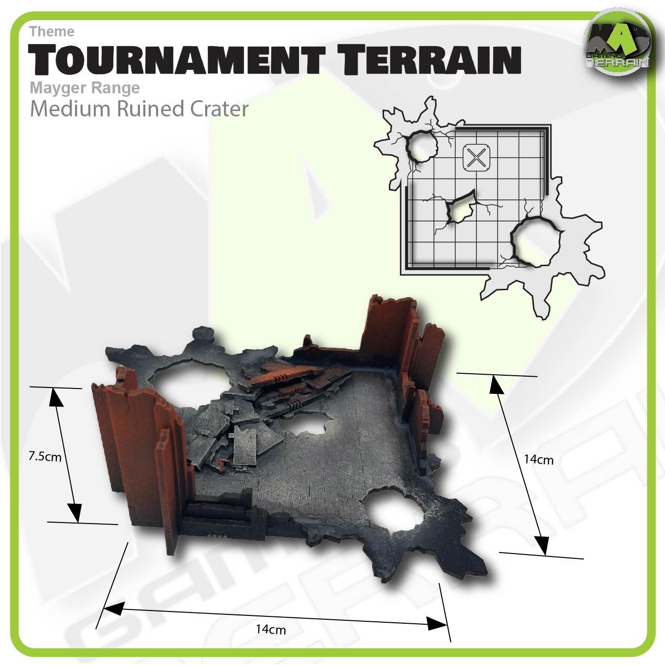 Mayger Range Tournament Terrain Pack 1 - 4Tk Gaming