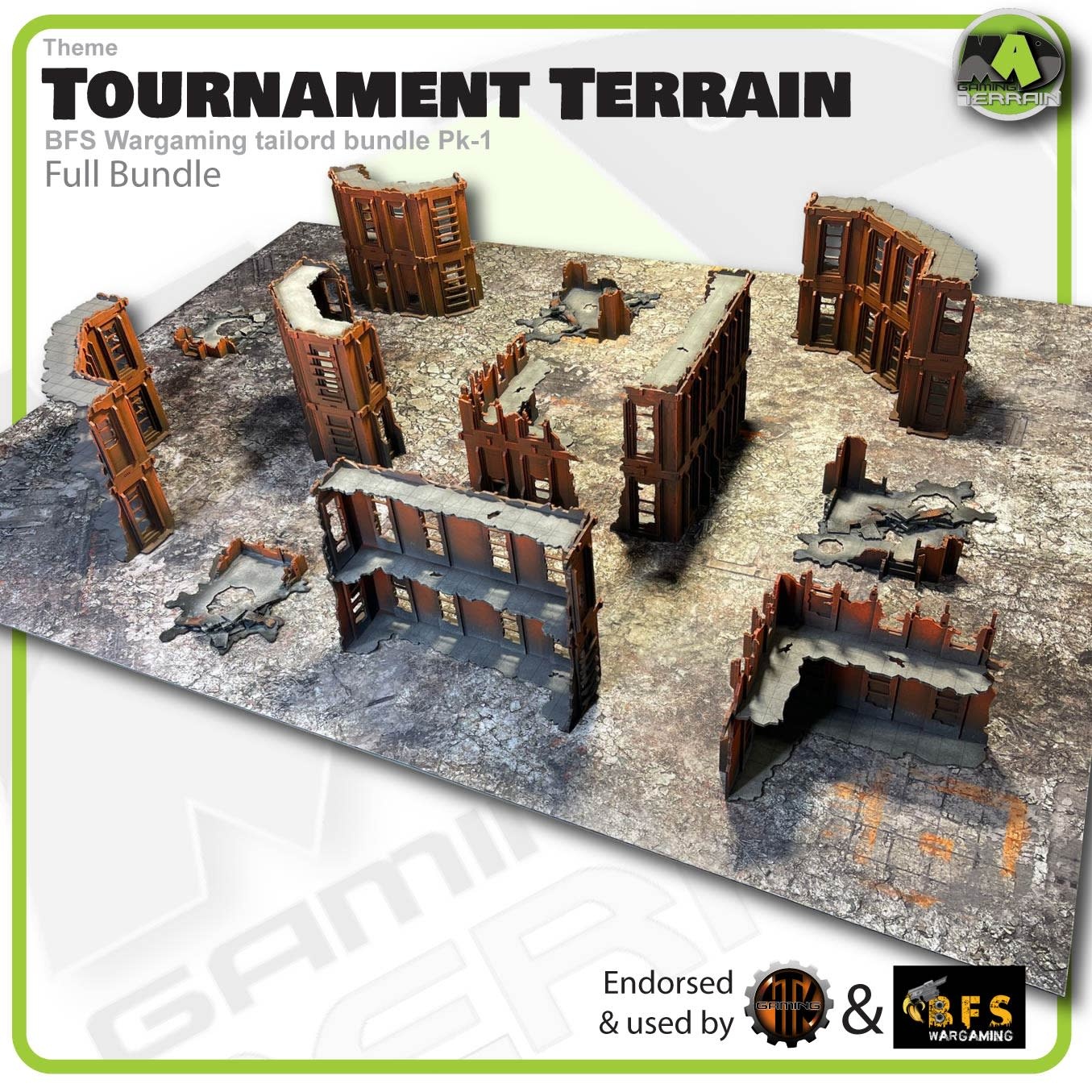 Mayger Range Tournament Terrain Pack 1 - 4Tk Gaming