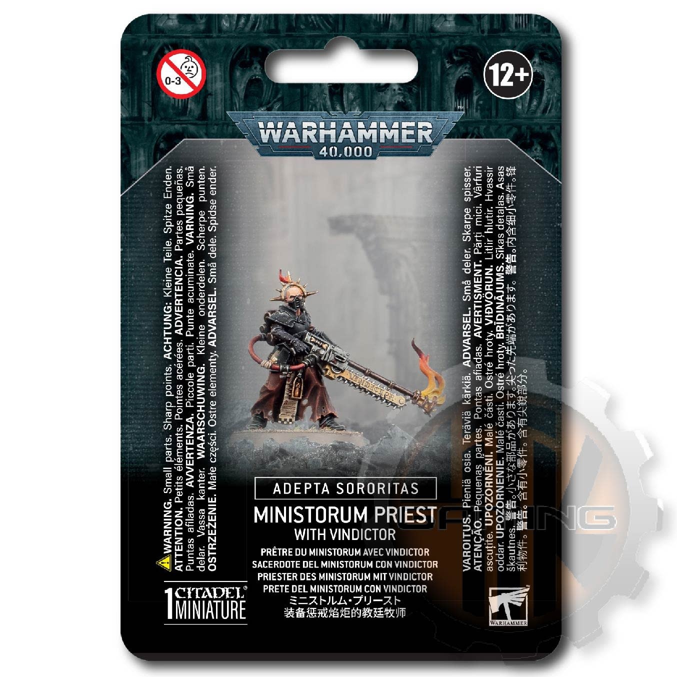 Adeptus Sororitas: Ministorum Priest With Vindictor - 4Tk Gaming