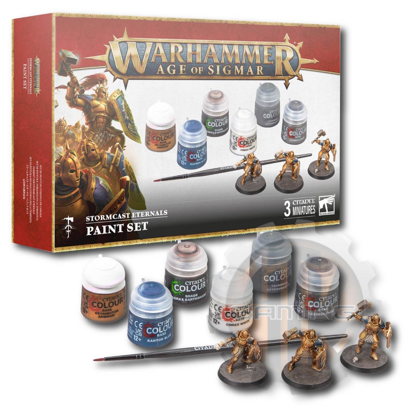 Aos Stormcast Eternals + Paint set - 4Tk Gaming
