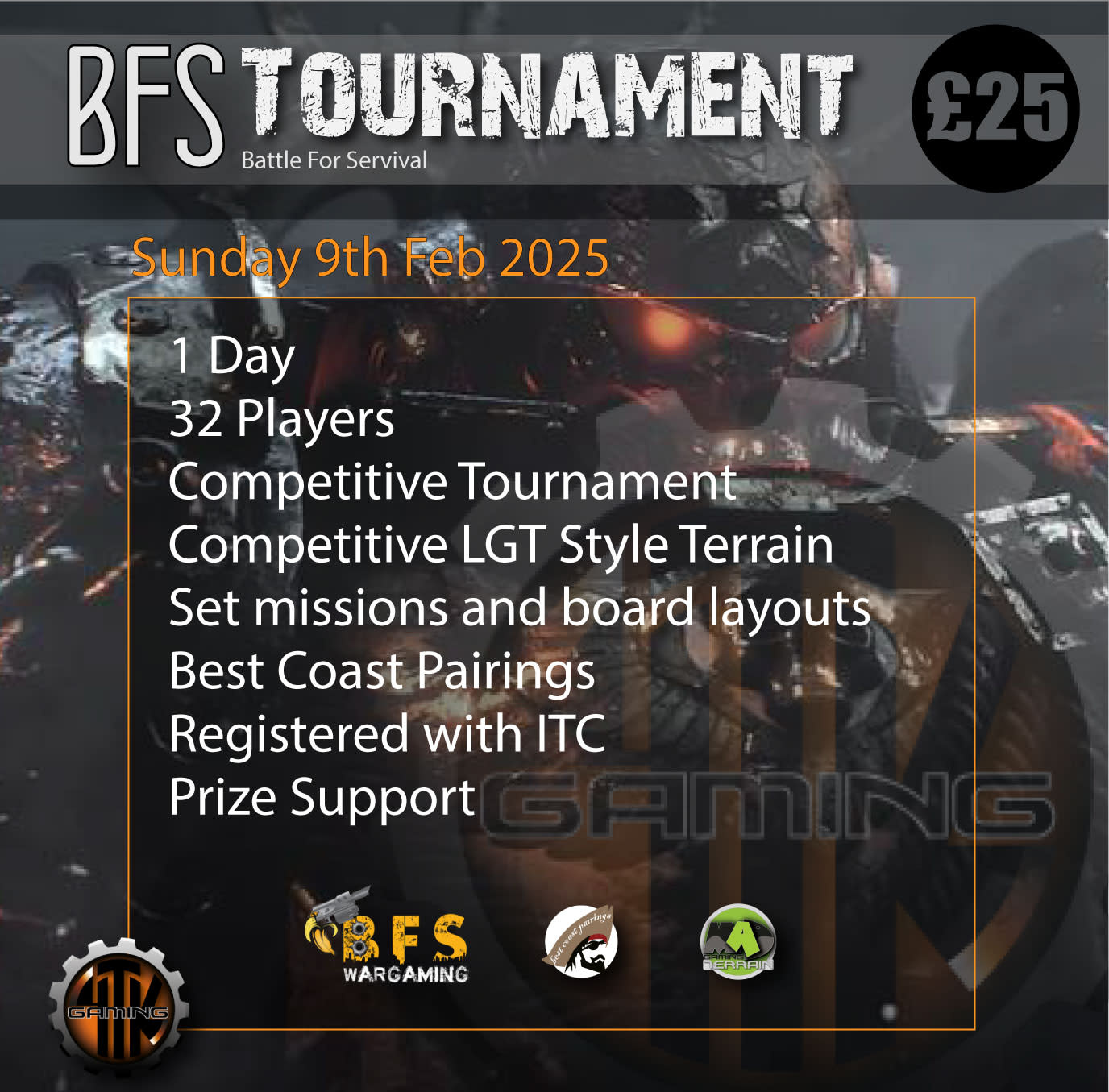 Bfs 1 Day Warahmmer 40k Tournament 9th Of Feb 4tk Gaming