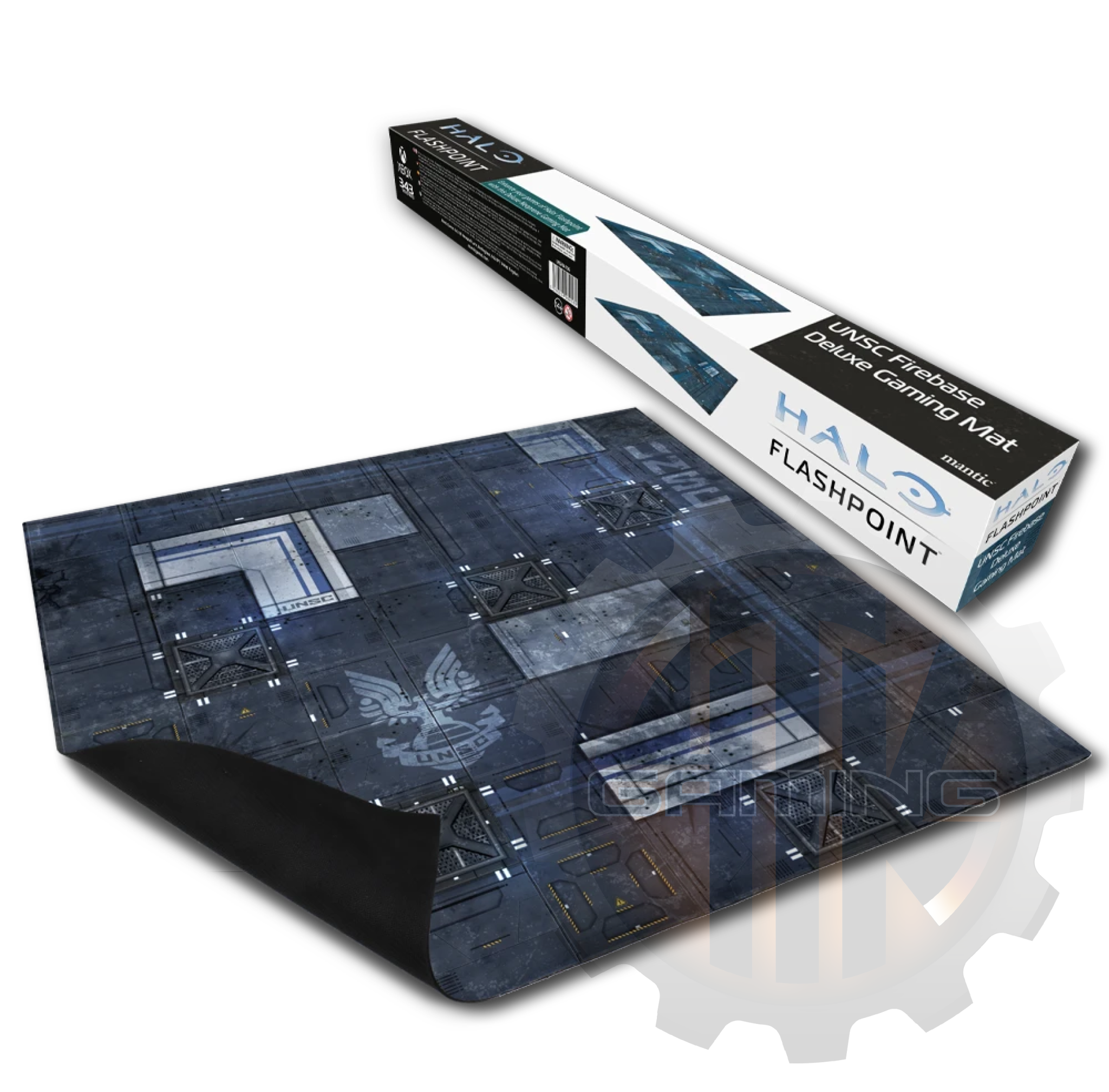 Halo: Flashpoint UNSC Firebase Deluxe Gaming Mat - 4Tk Gaming