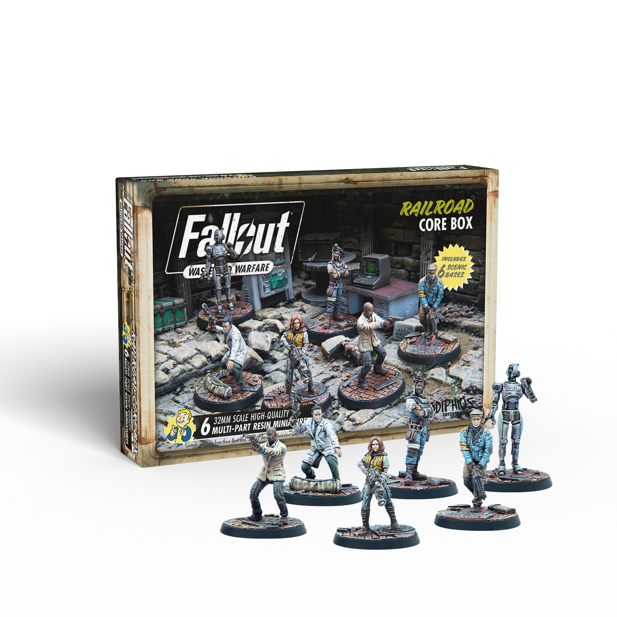 Fallout: Wasteland Warfare - Railroad: Core Box - 4Tk Gaming