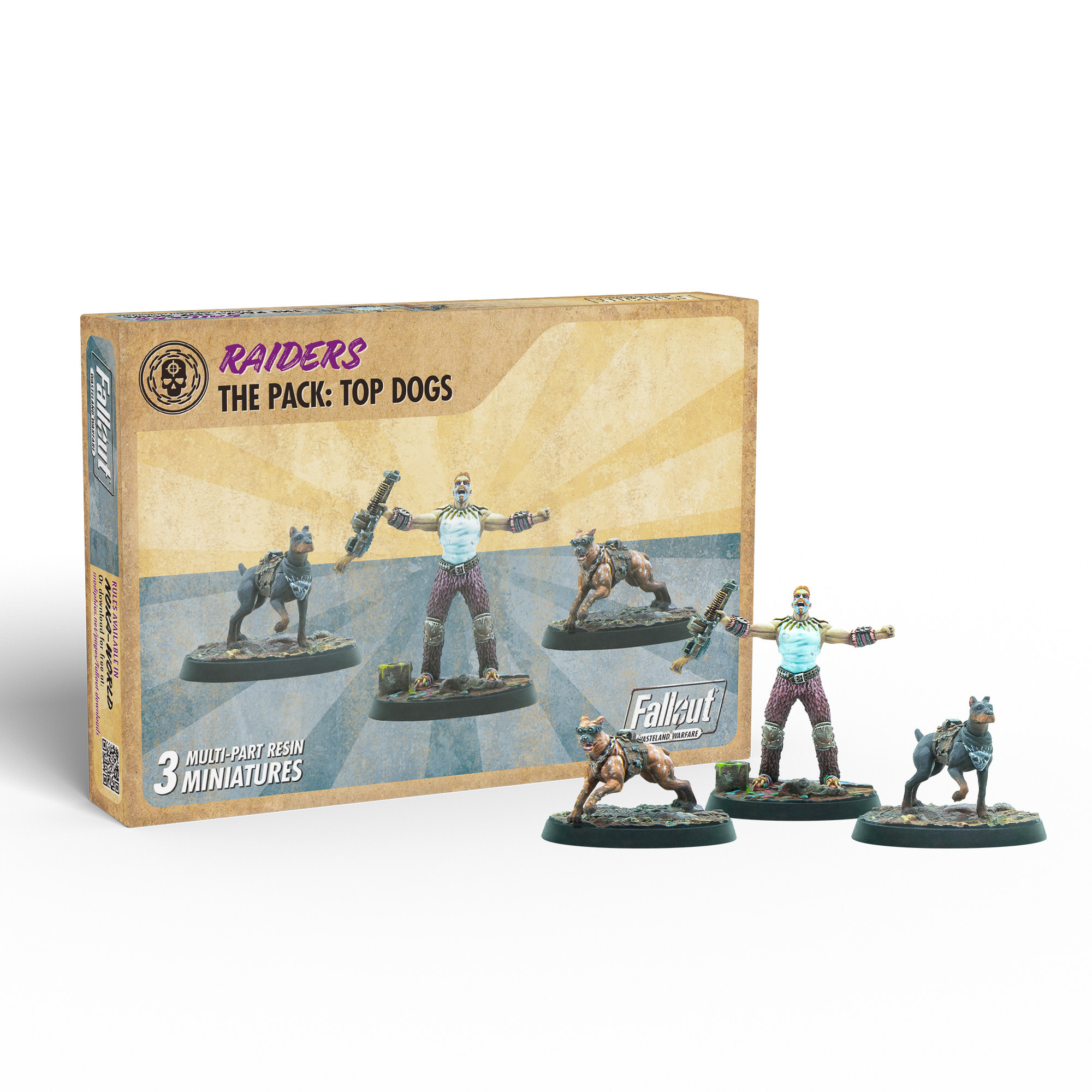 Fallout: Wasteland Warfare - Raiders: Pack Top Dogs - 4Tk Gaming