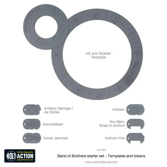 Bolt Action Templates - 4Tk Gaming